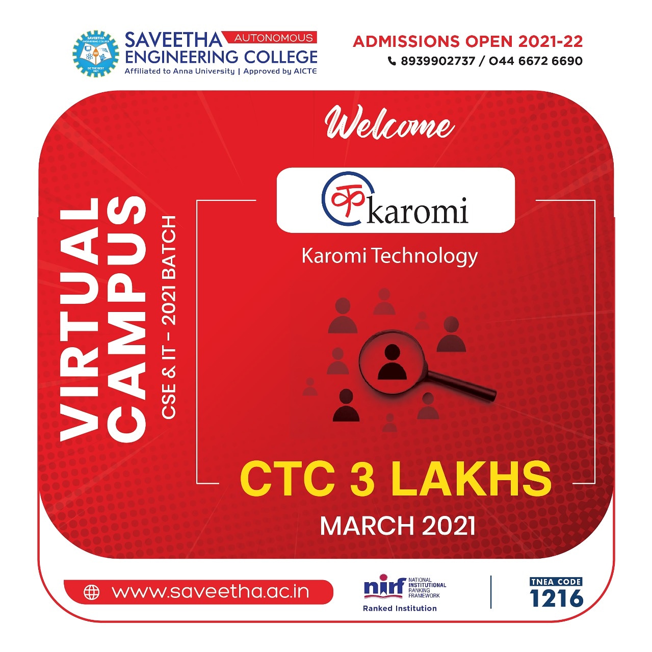 Saveetha Engineering College Logo