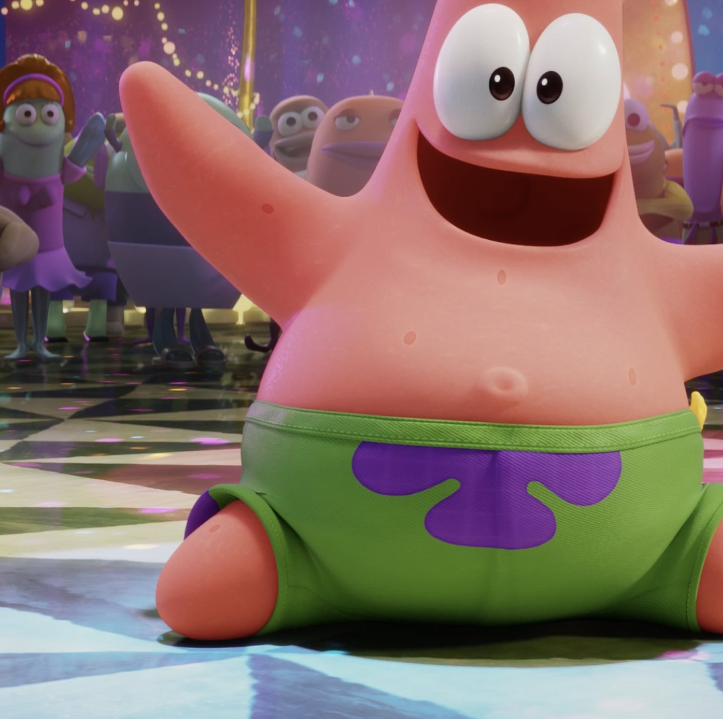 Patrick Star Running Gif