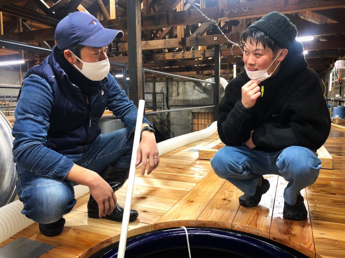 SakeBase広報部 on Twitter: "昨日、栃木県さくら市のせんきんを訪問。蔵元の薄井一樹さんに仙禽についての「古くて新しいものづくり。」の方針や取り組みをお伺いし、杜氏の薄井真人 ...