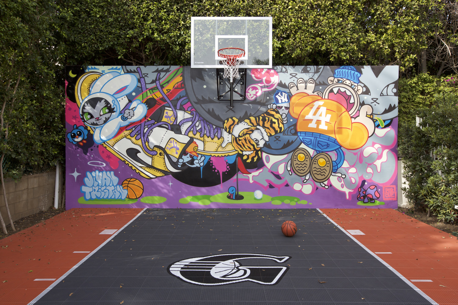 Basketball Court Graffiti