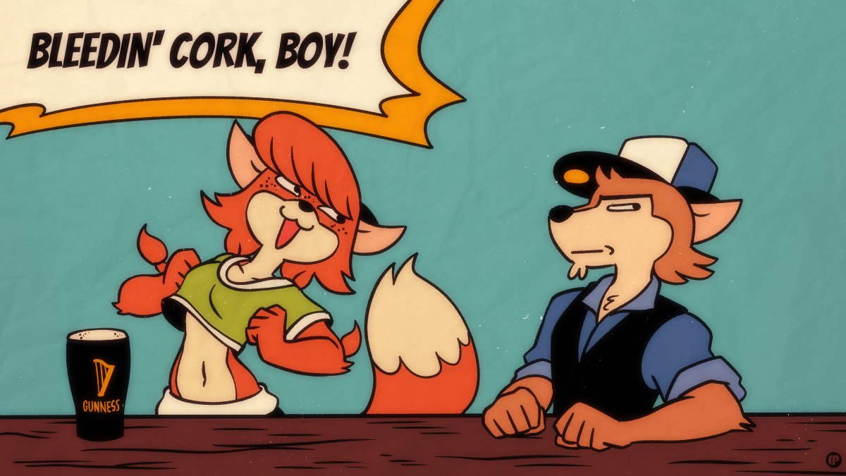 「All drawn poorly! @Kagekitsoon @Glislock @bakertoons @Ledoom」Fox Popvliの漫画