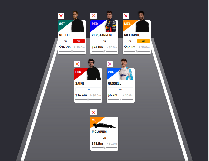 #F1 #F1Fantasy Introducing the Pota Racing team 😎 #f1 #f1fantasy Yuri ...