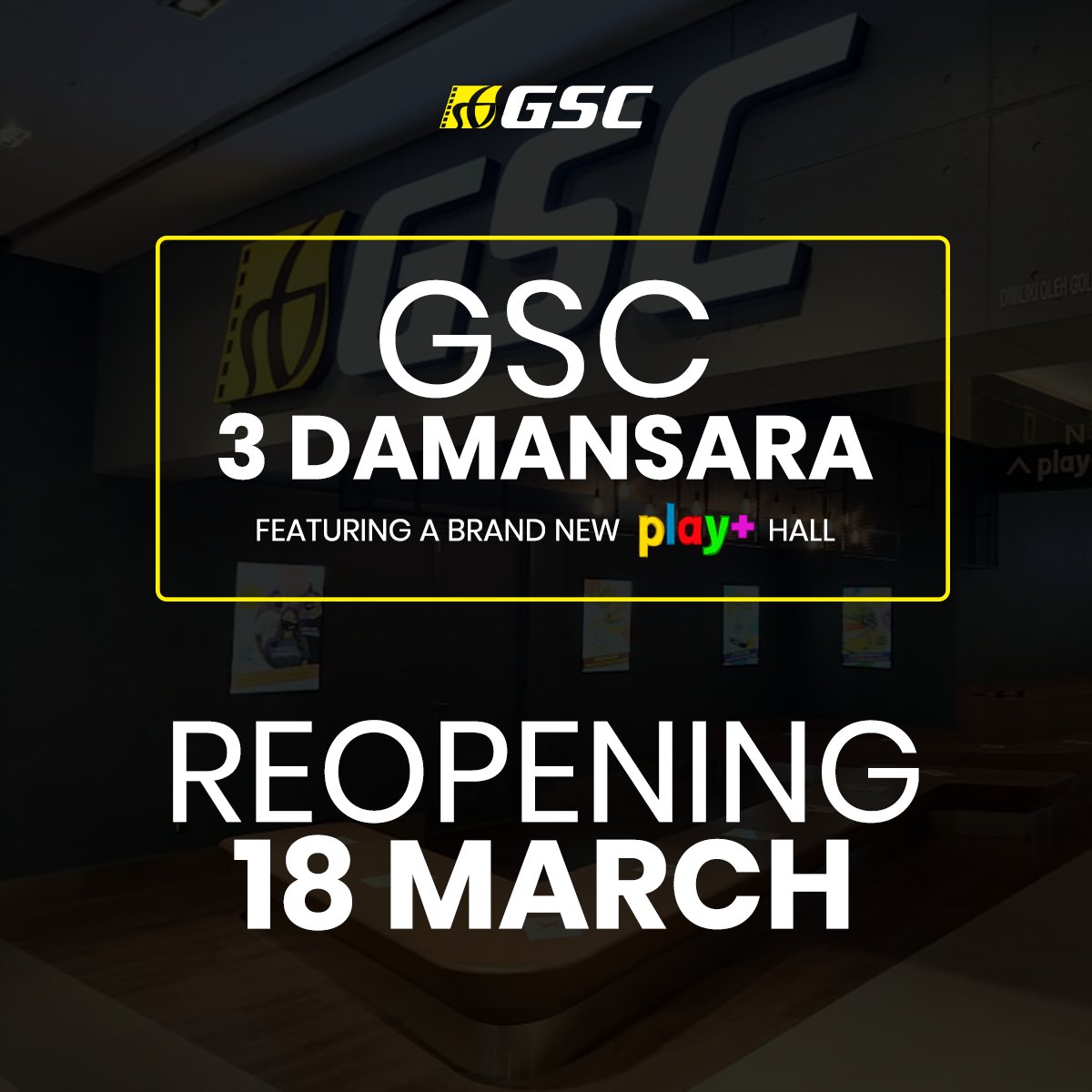 GSC | #BersamaGSC on Twitter: "Great news PJ-ians! GSC 3 Damansara will be reopening TOMORROW ...