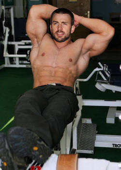 Chris Evans Muscles