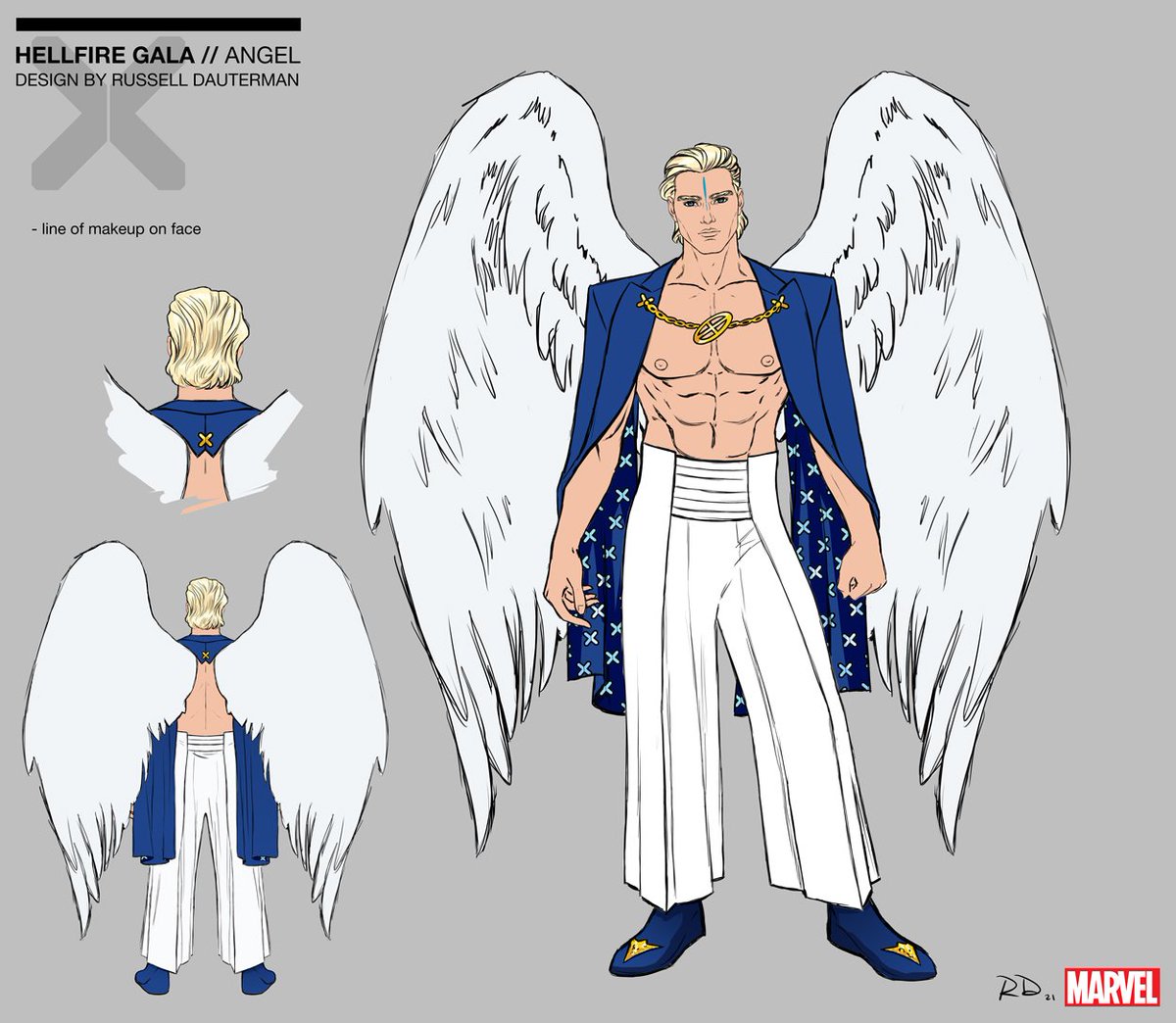 「And my designs for Angel, Monet, Captain」|Russell Dautermanのイラスト