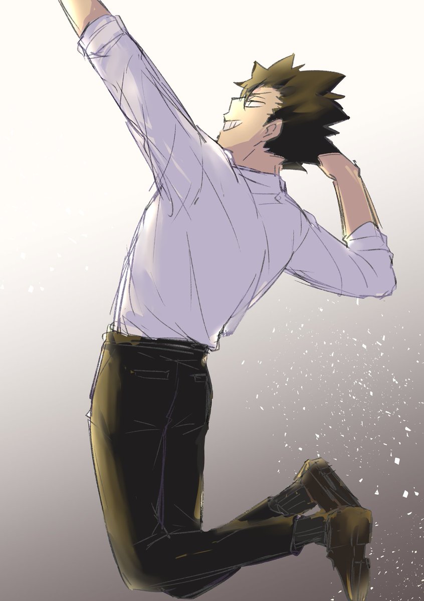 「rkgk黒尾 」|aozkのイラスト