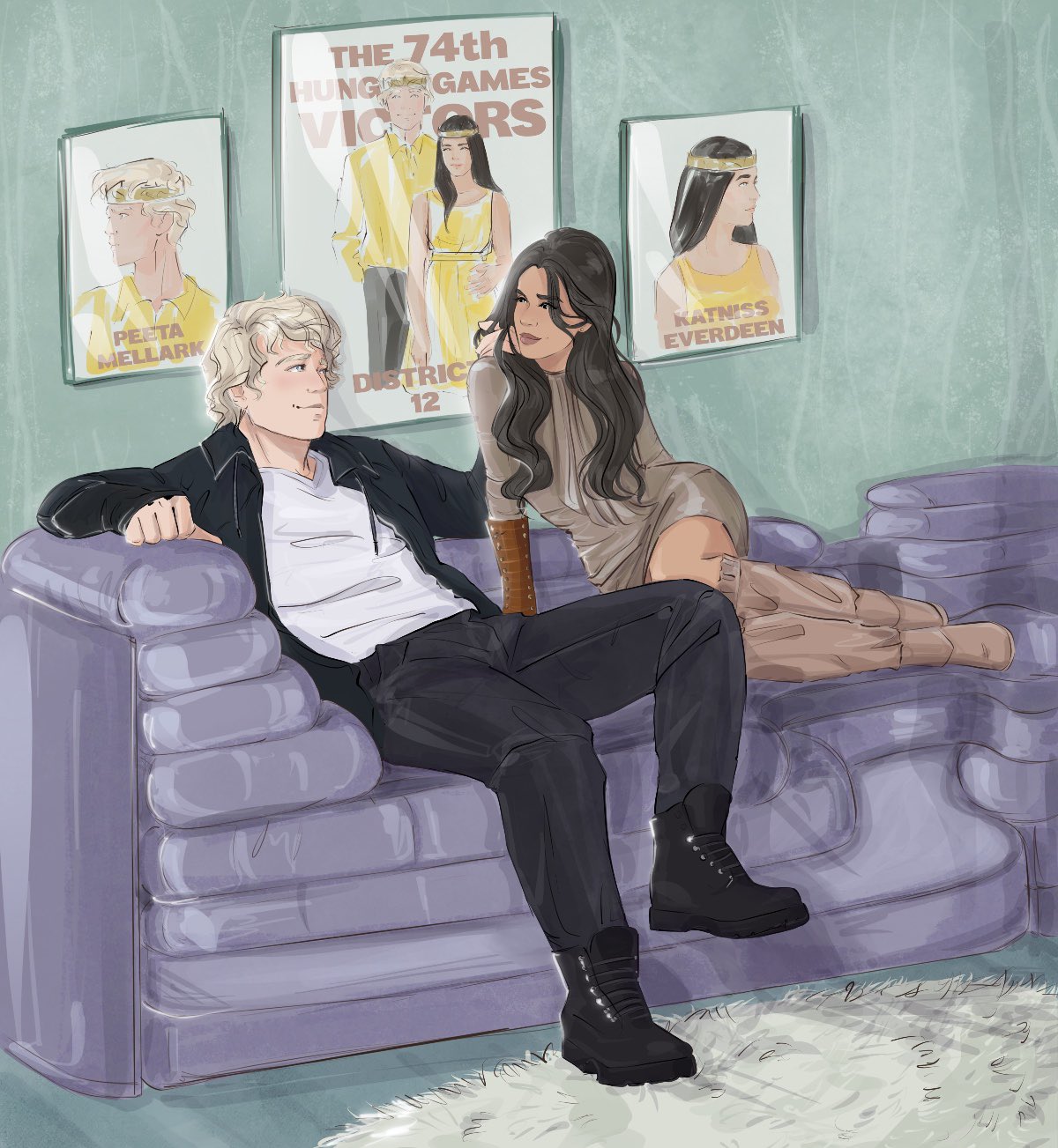 Katniss And Peeta Fan Art