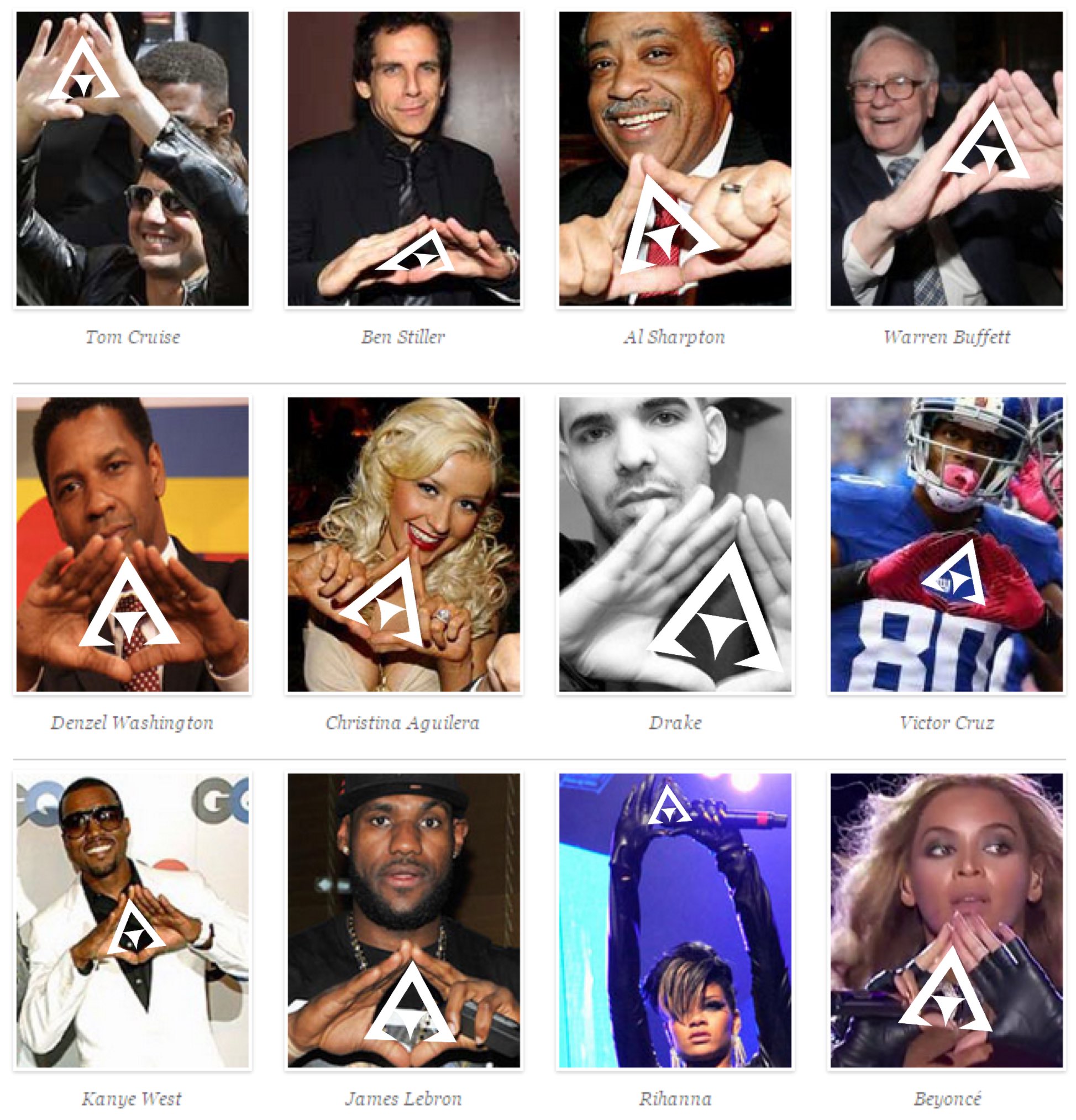 Rihanna Illuminati Sign