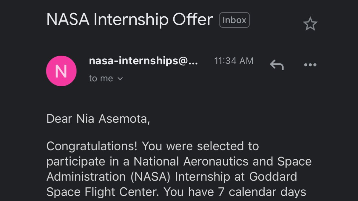 Goddard Nasa Internship