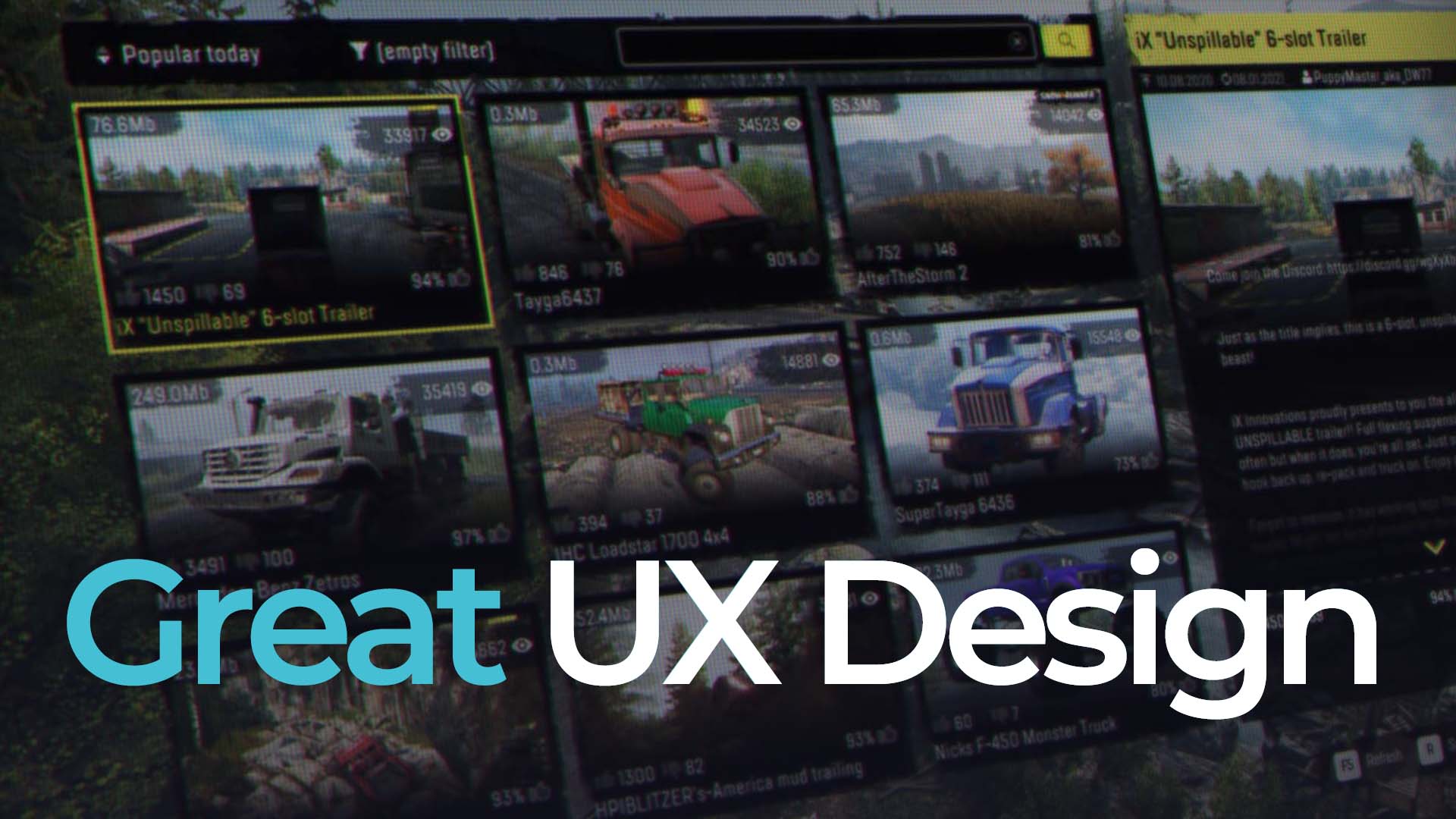 mod.io on Twitter: "Here's 5 reasons why great #uxdesign is critical to boosting player ...