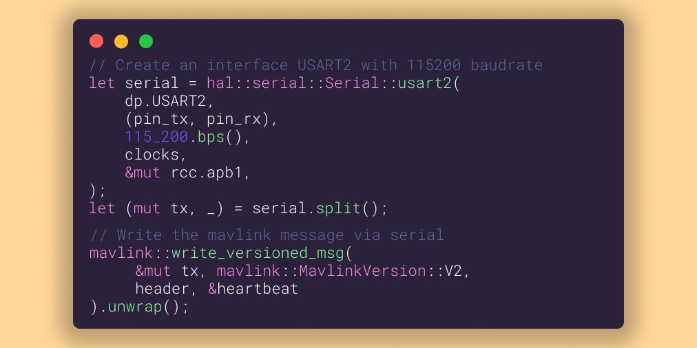 PX4 Autopilot on Twitter: "🦀 Good news Rustaceans. The mavlink-rust team just released v0.9 ...