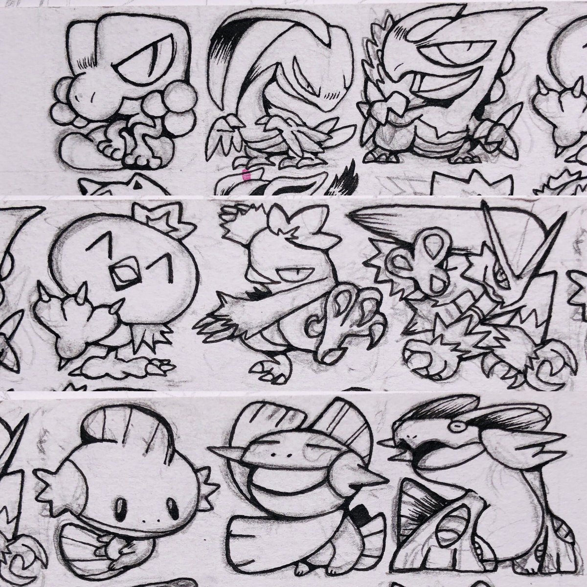 「Gen 3 Pokémon Poster INKS?????? 」|Dalton Starkの漫画