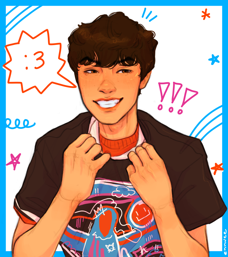 「HELLO IM BORED SO REPLY AND ILL DO A (possibly mediocre) DRA」ennvee!の漫画