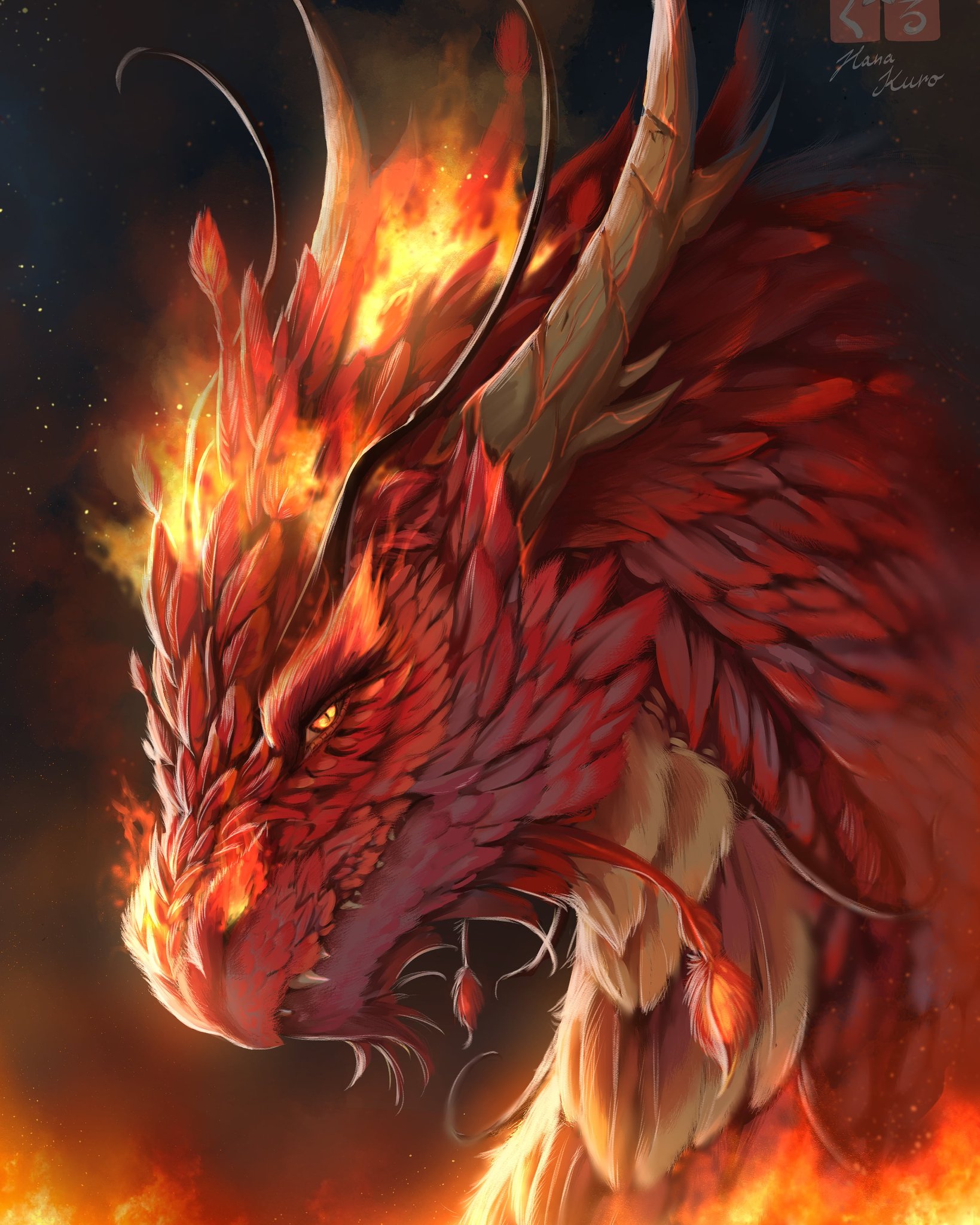 Fantasy Dragon Fire