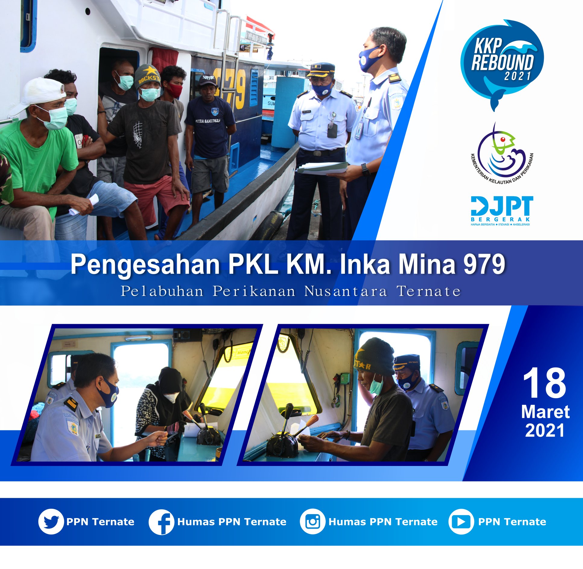 Pelabuhan Perikanan Nusantara Ternate on Twitter: "Syahbandar PPN Ternate melakukan pengesahan ...