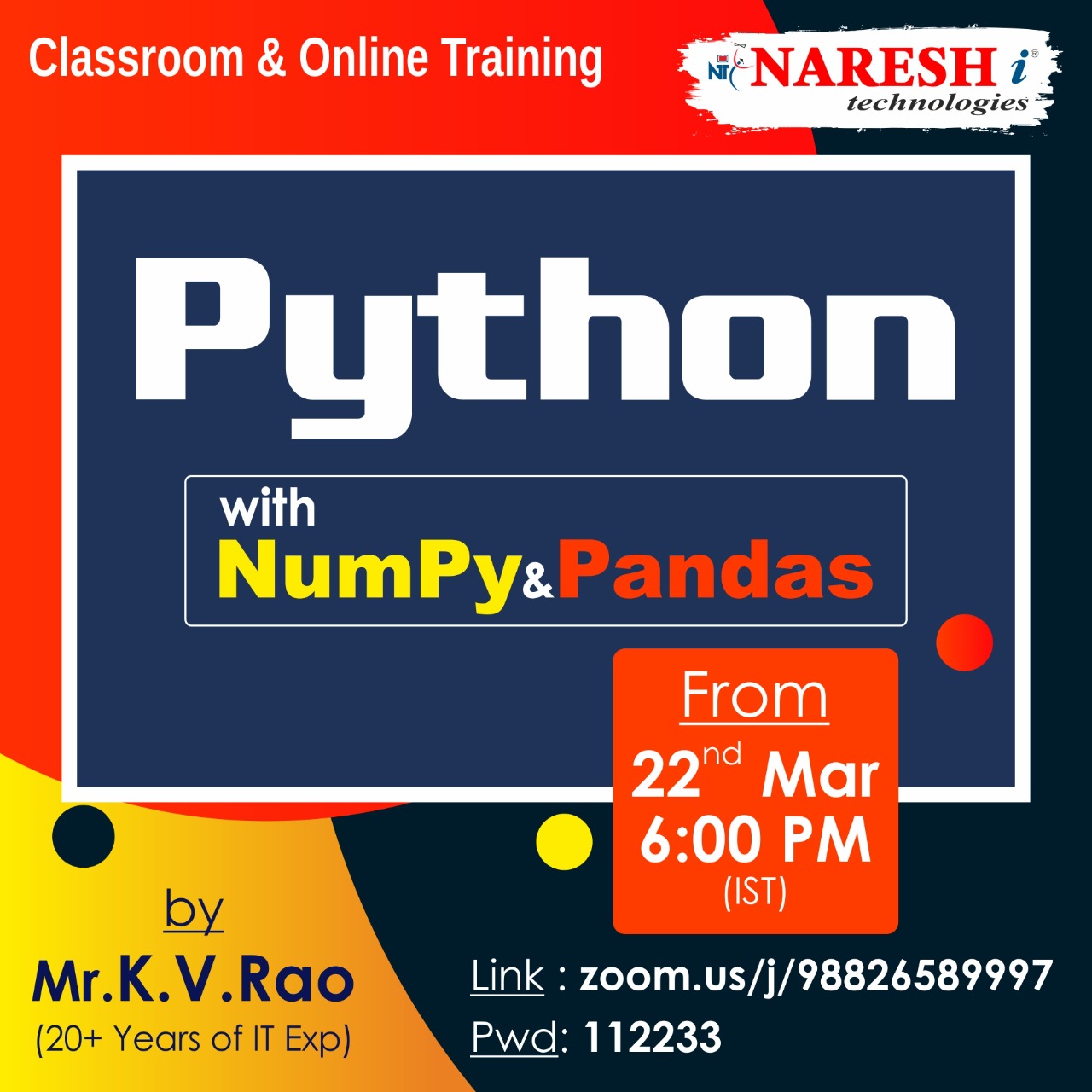 Naresh i Technologies on Twitter: "Enroll Now: https://t.co/qc55L6oORA Attend Free Demo On ...