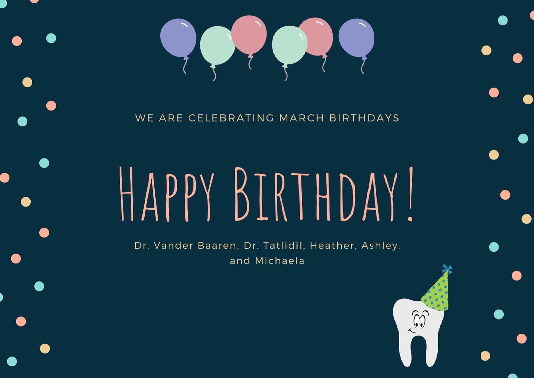 Happy Birthday Doctor Dentist