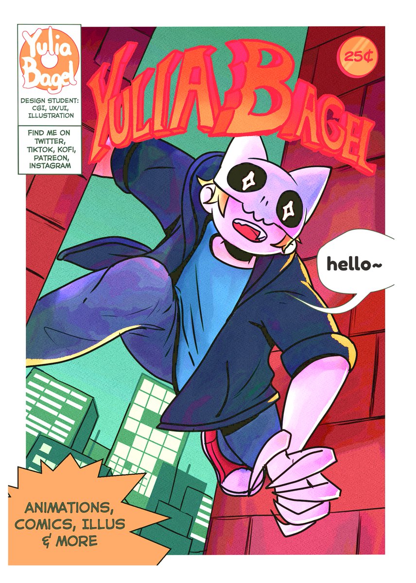 「Last semester we made a brochure about ourselves in Illu ki」Yulek's Artの漫画