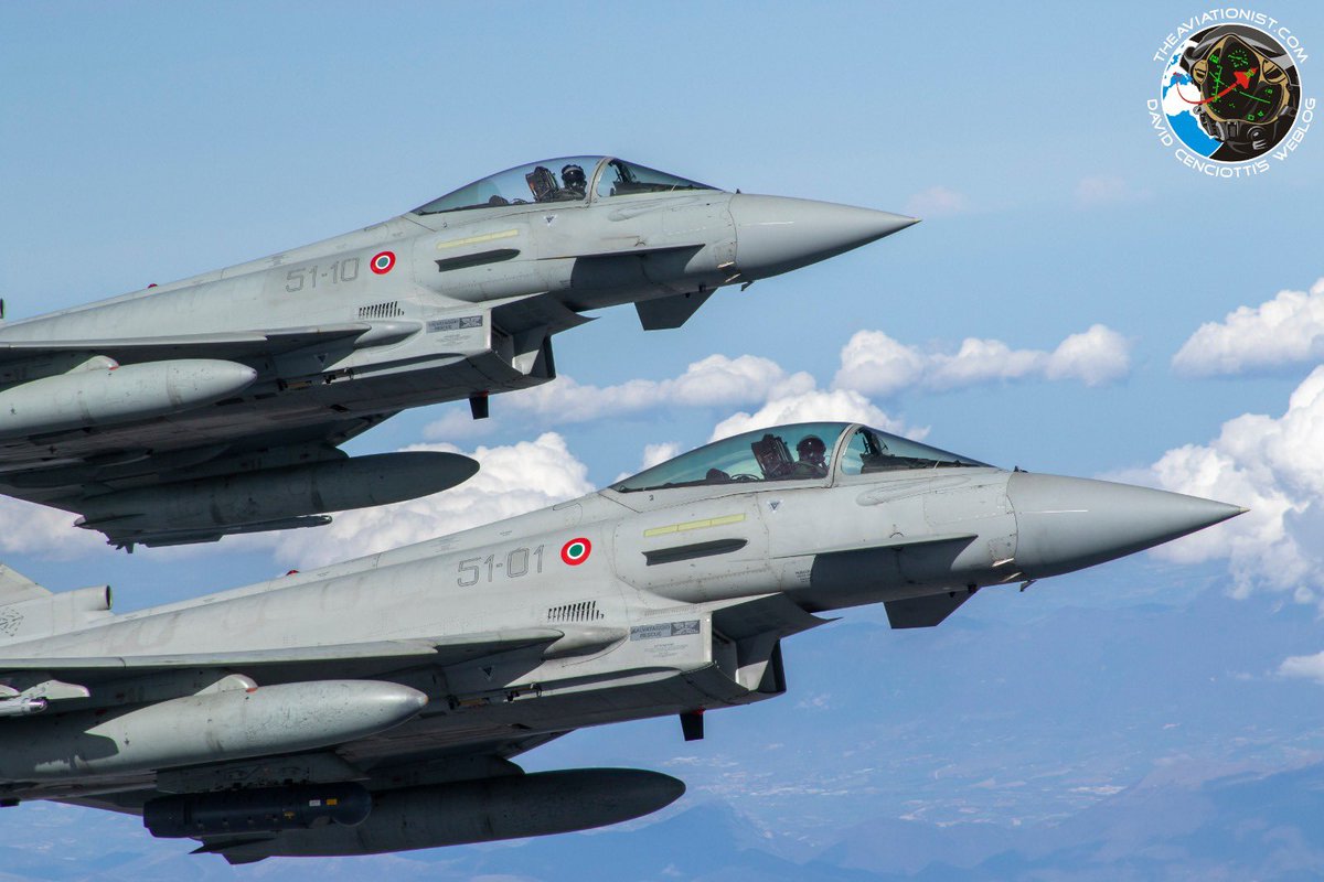 Just a teaser showing two @eurofighter of the 132nd Gruppo (Squadron ...