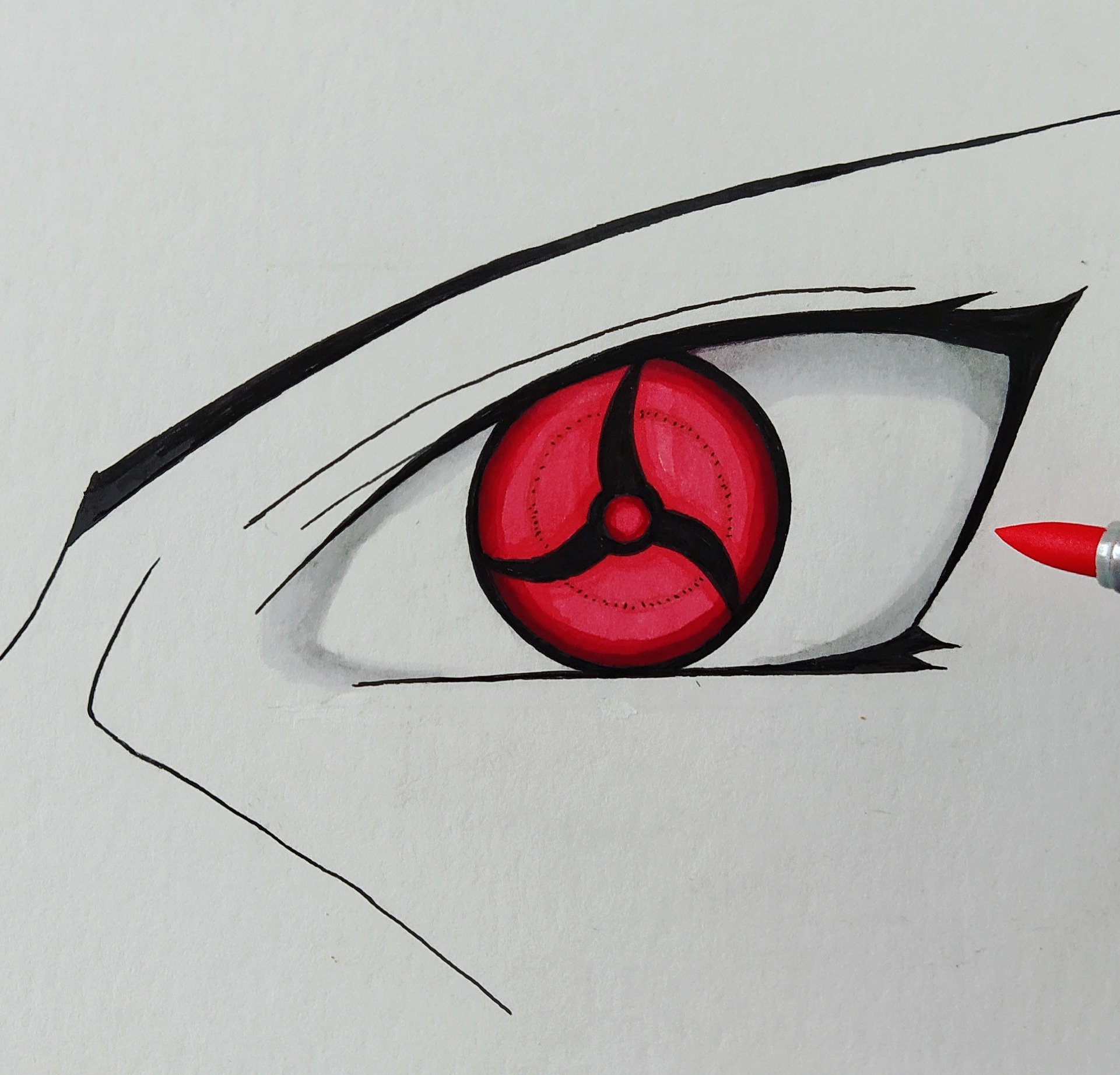 Naruto Eye Drawing