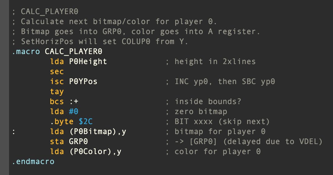 8bit Workshop on Twitter: "Repositioning a sprite and all the associated overhead will take up ...