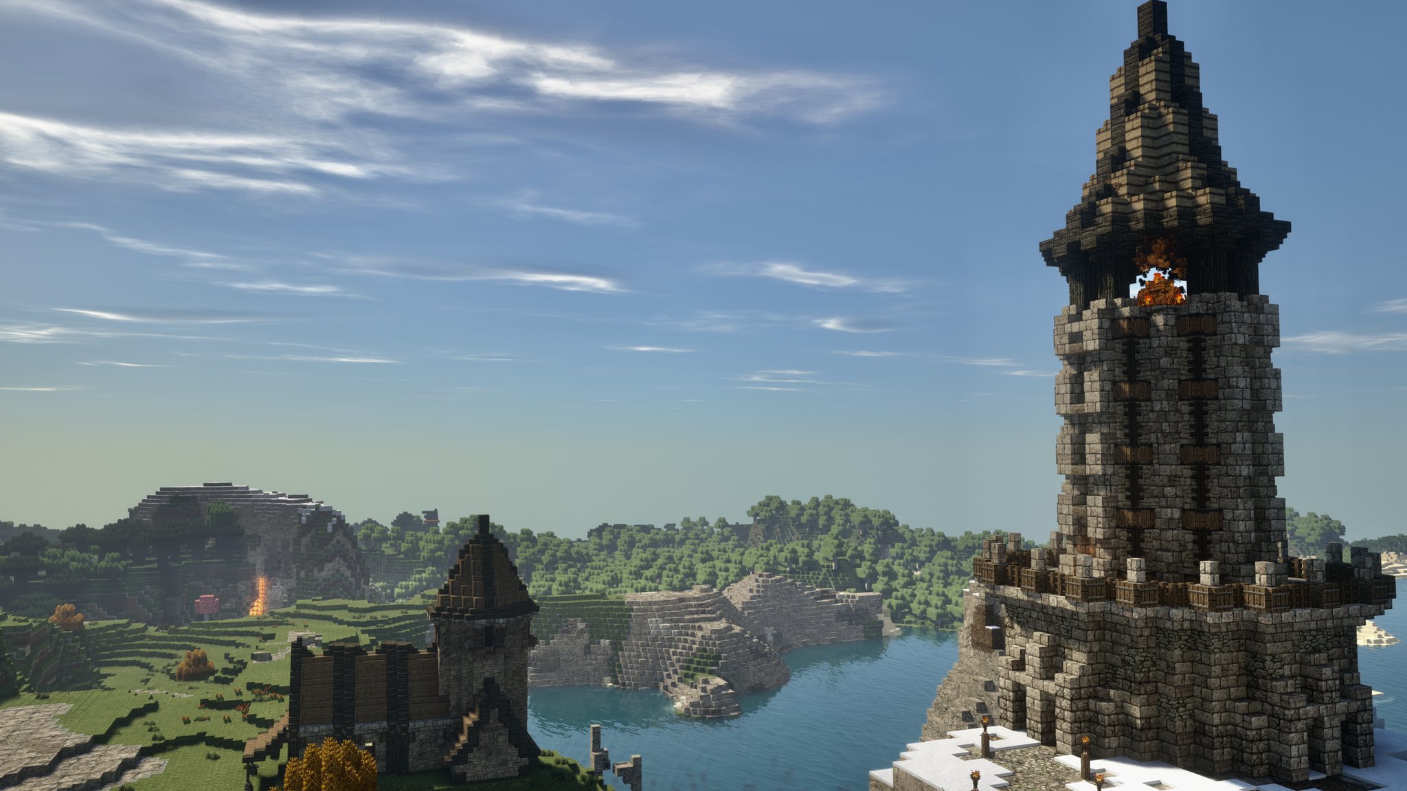 Minecraft Medieval Lighthouse