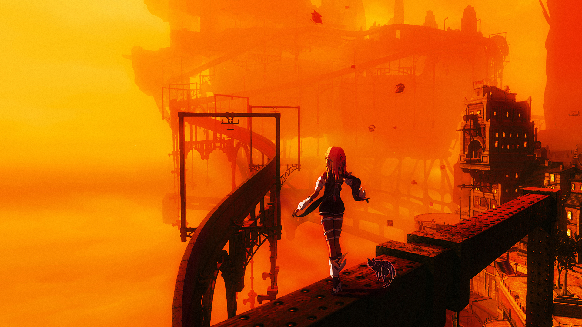 chyva on Twitter: "Mood #GravityRush(2) #VirtualPhotography # ...