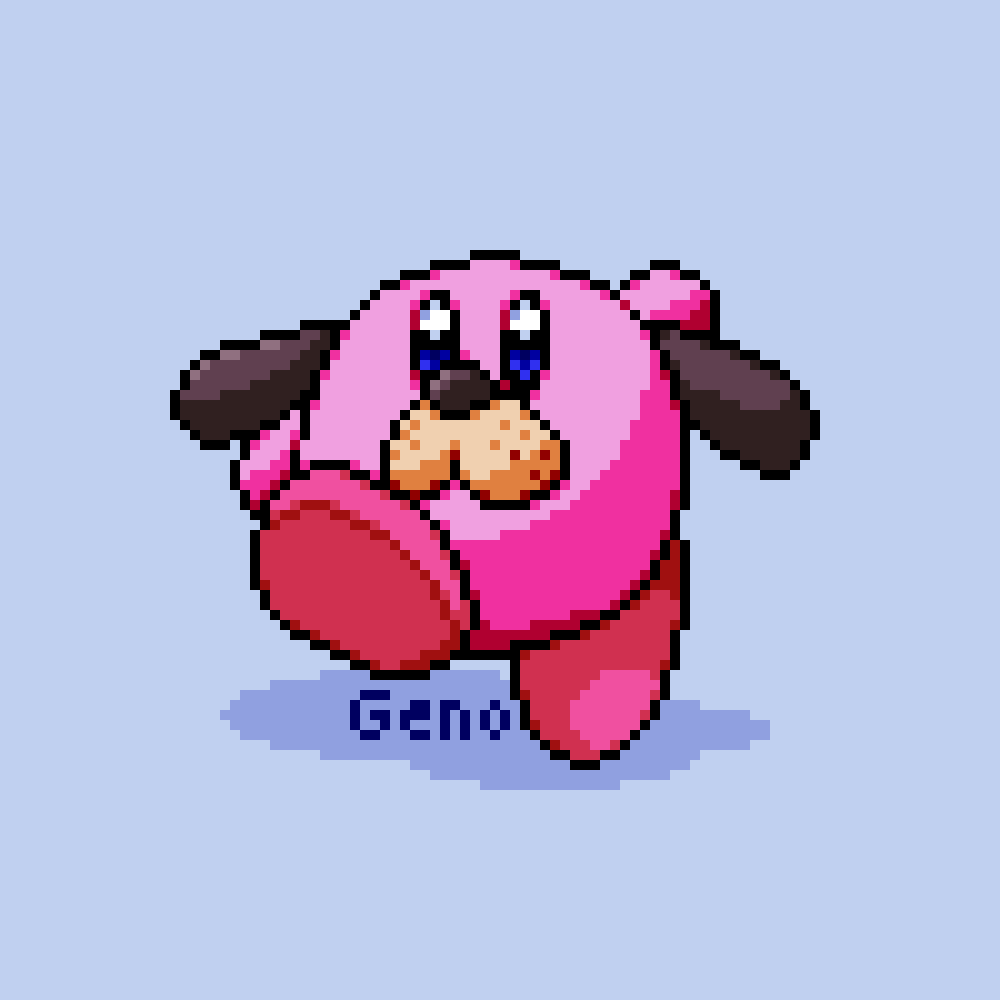 Kirby Dog : r/PixelArt