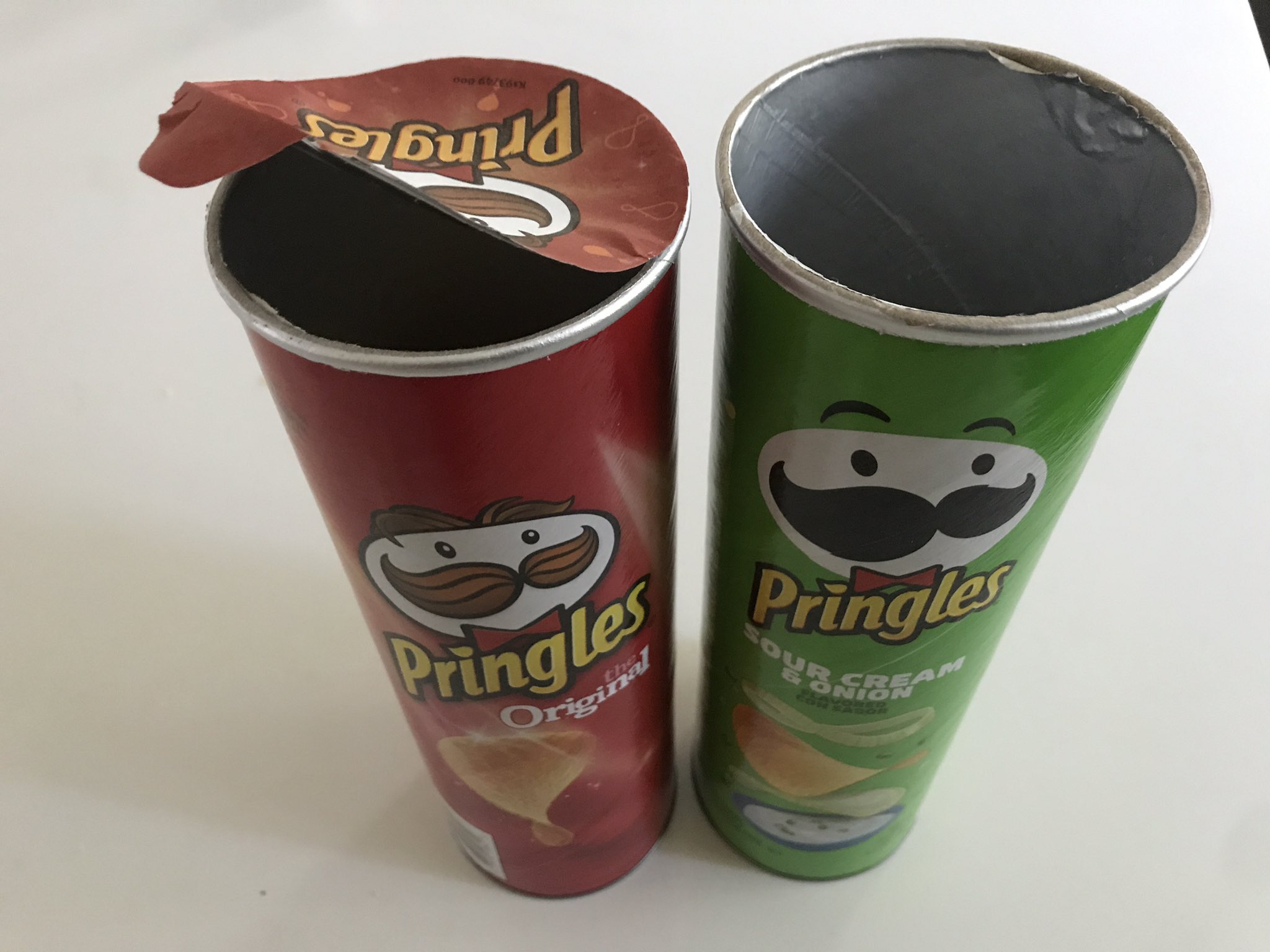 Pringles Can Open