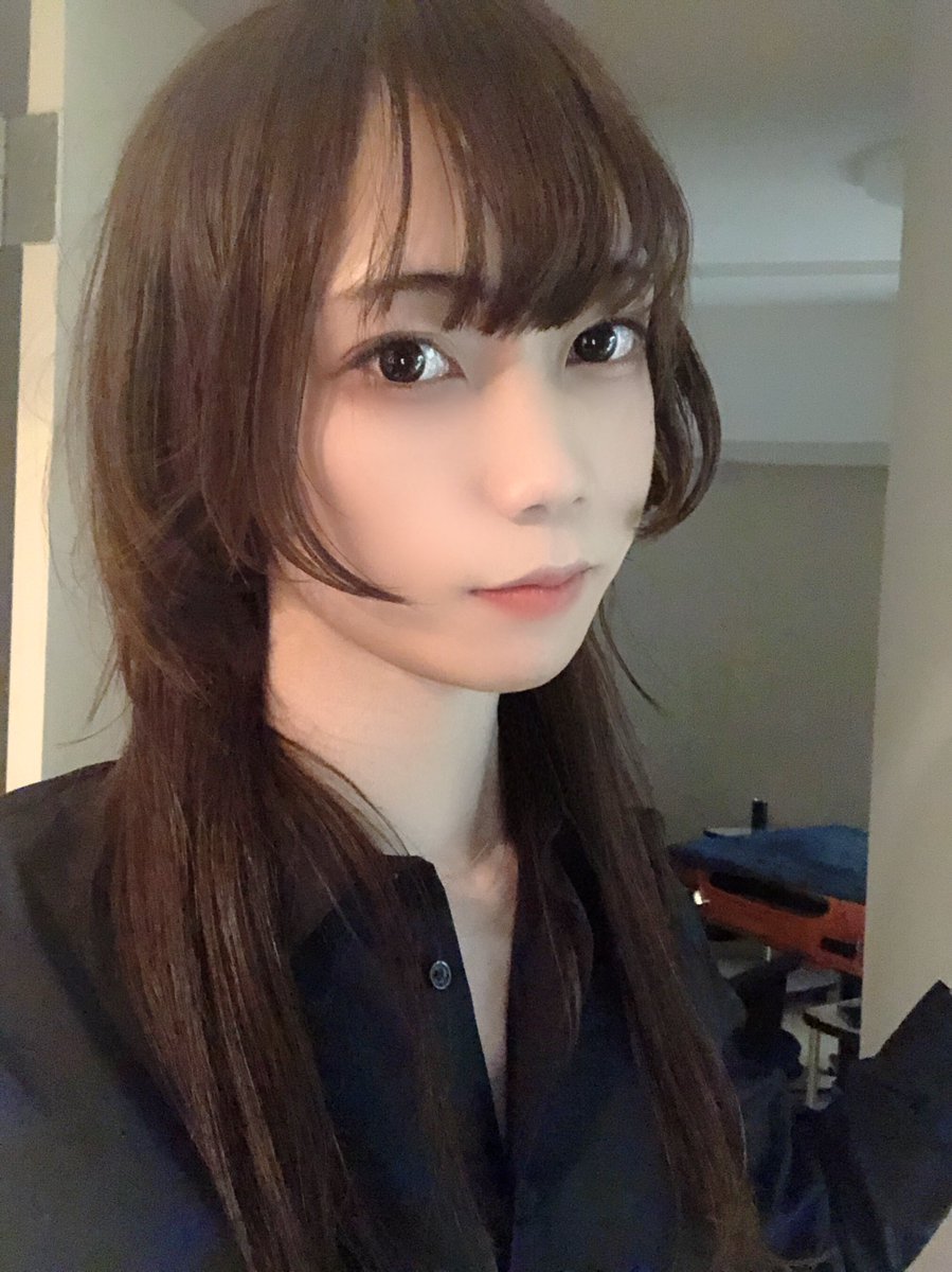 自分でセットしてみたけどけっこう上手くできてる…？ #男の娘 #女装男子 #偽娘 #ladyboy #男の娘 #女装男子 #偽娘 ...