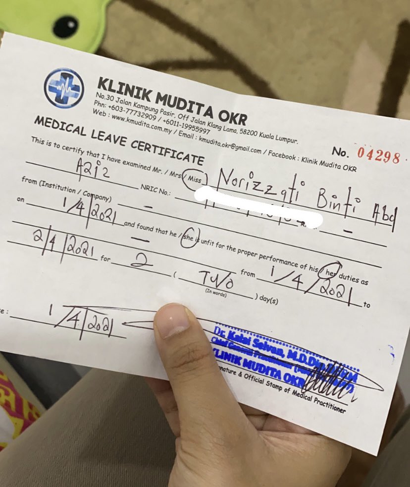 Hospitalization Leave Malaysia 100 Common Medical Leave Reasons In