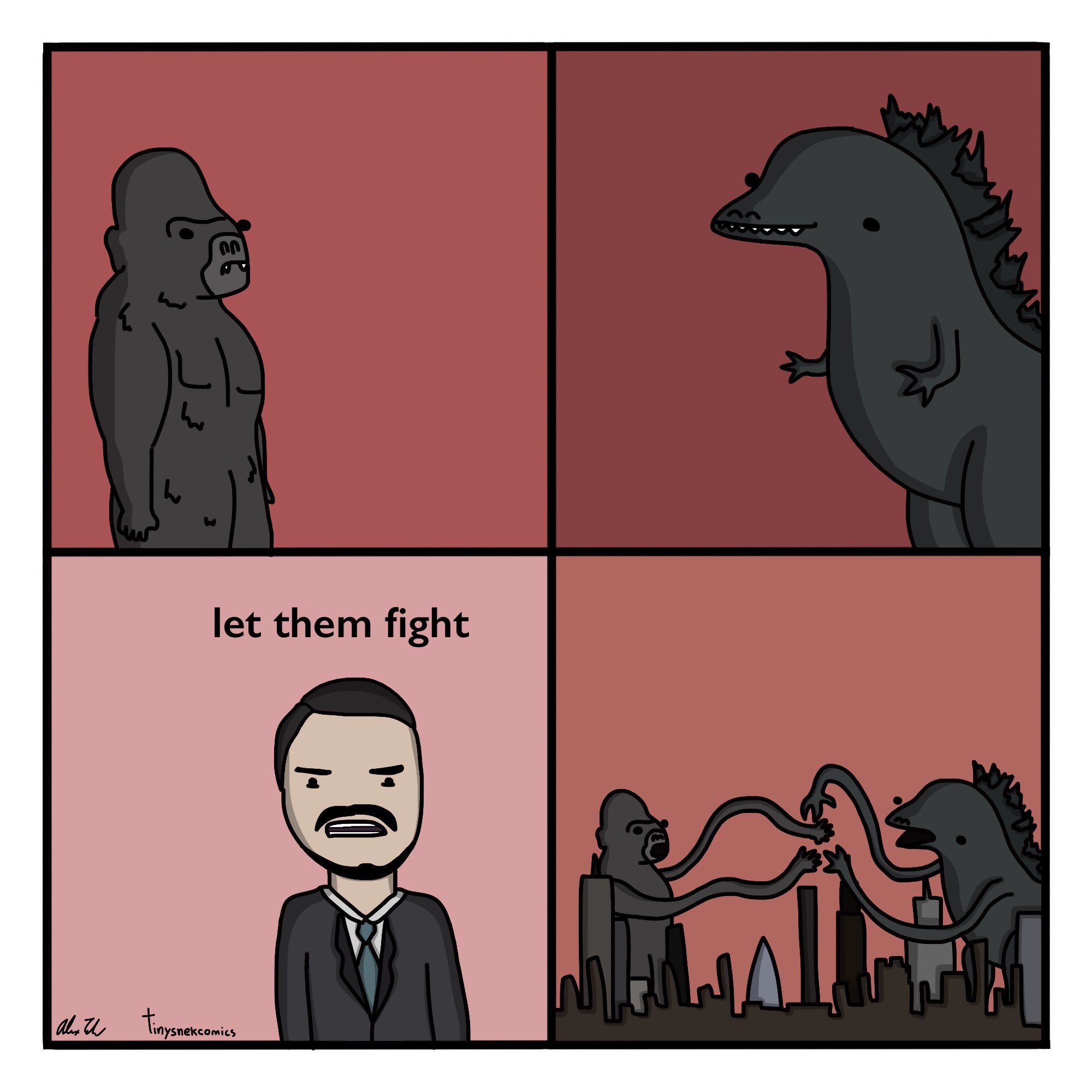 Godzilla Meme Nope