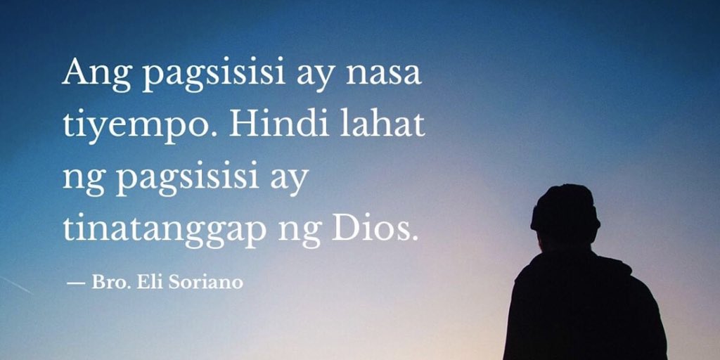 Laging Nasa Bandang Huli Ang Pagsisisi In English | bandangblog