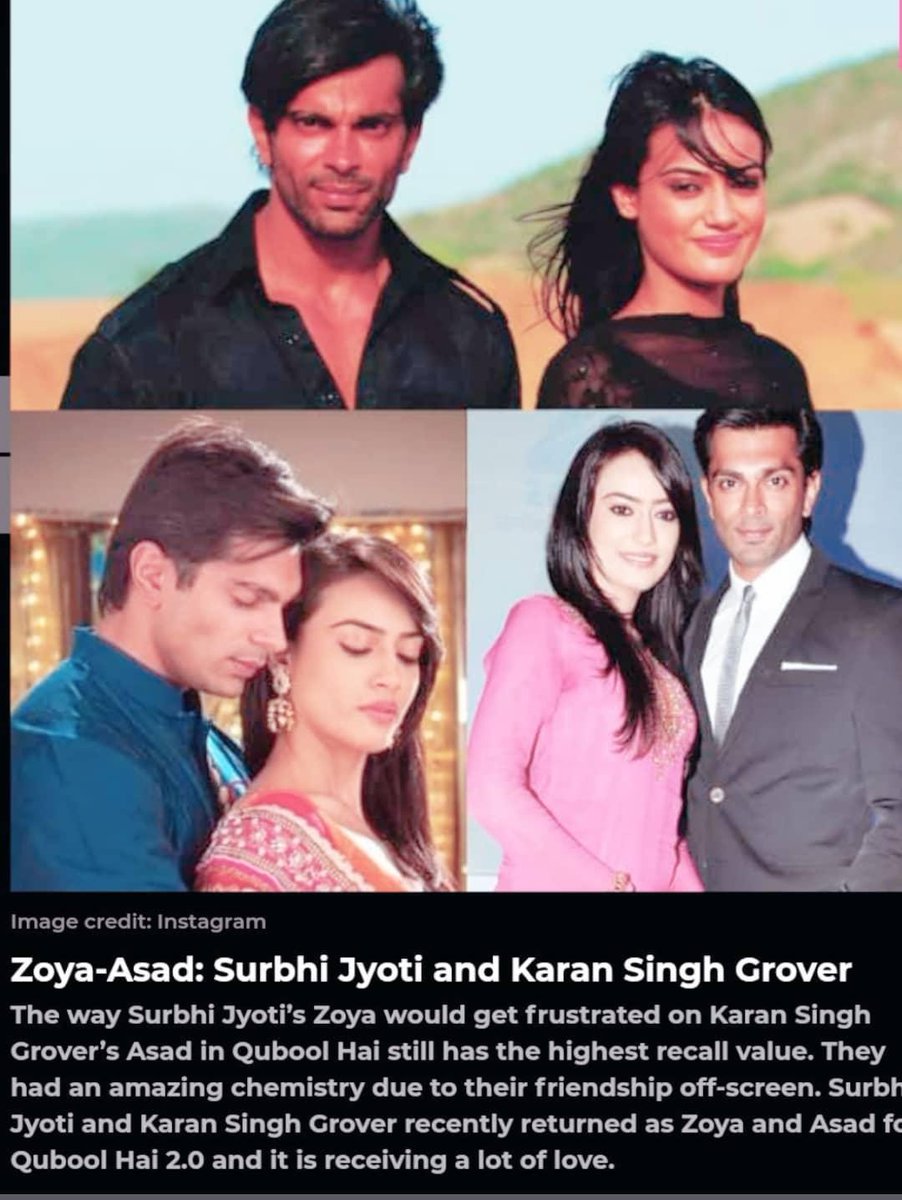 Karan Singh Grover And Surbhi Jyoti 2022
