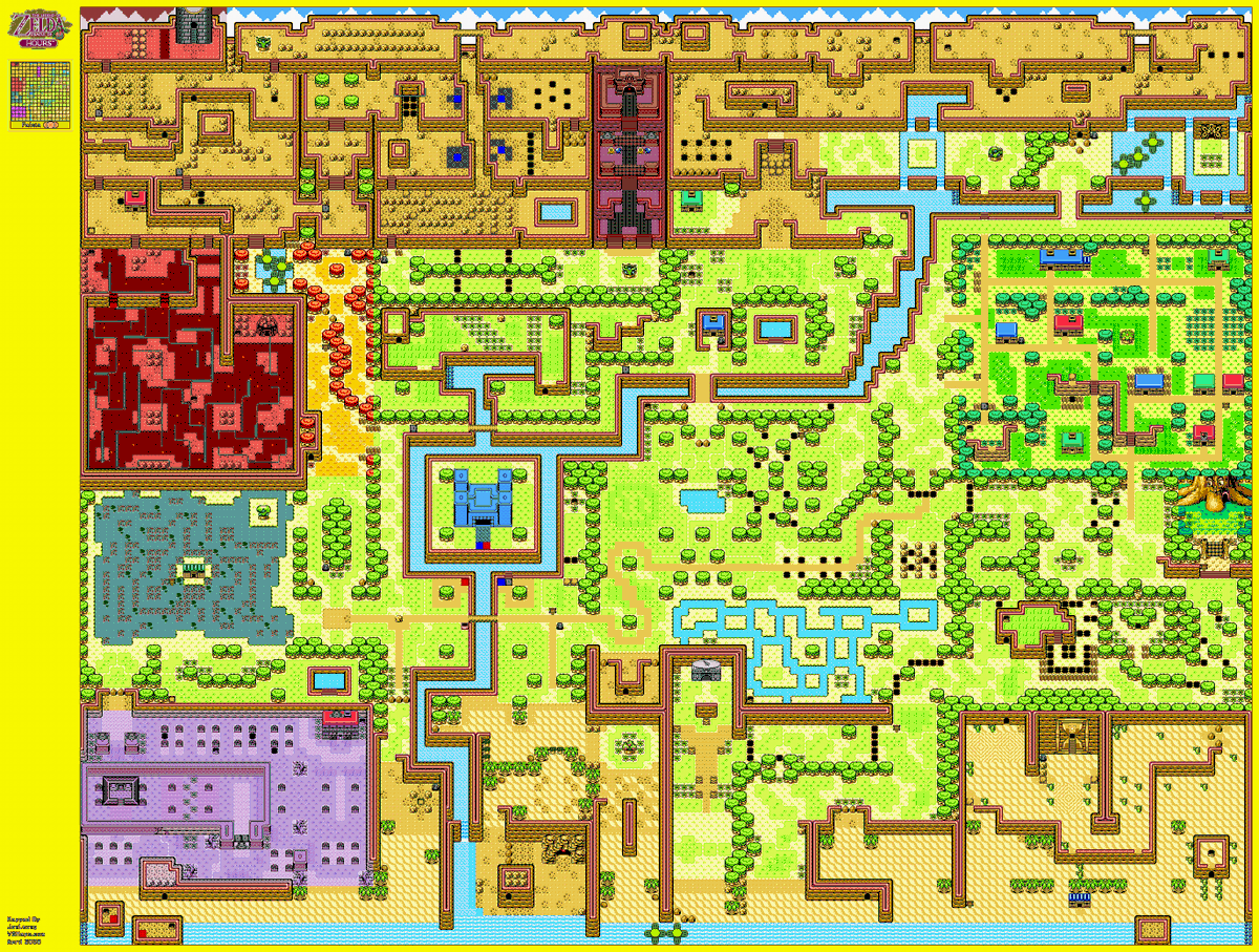 The Legend Of Zelda Oracle Of Ages Map