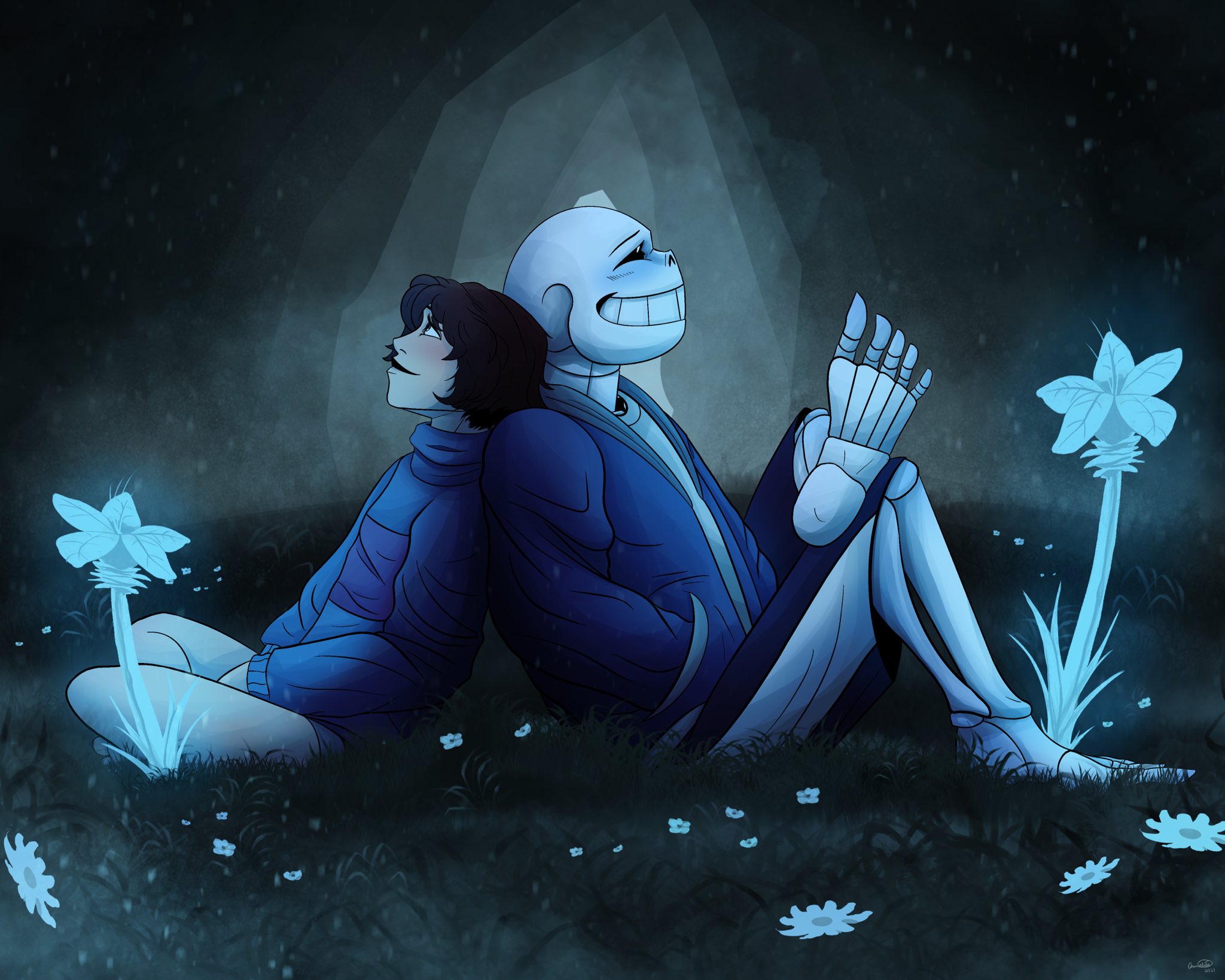 Waterfall Undertale Fanart