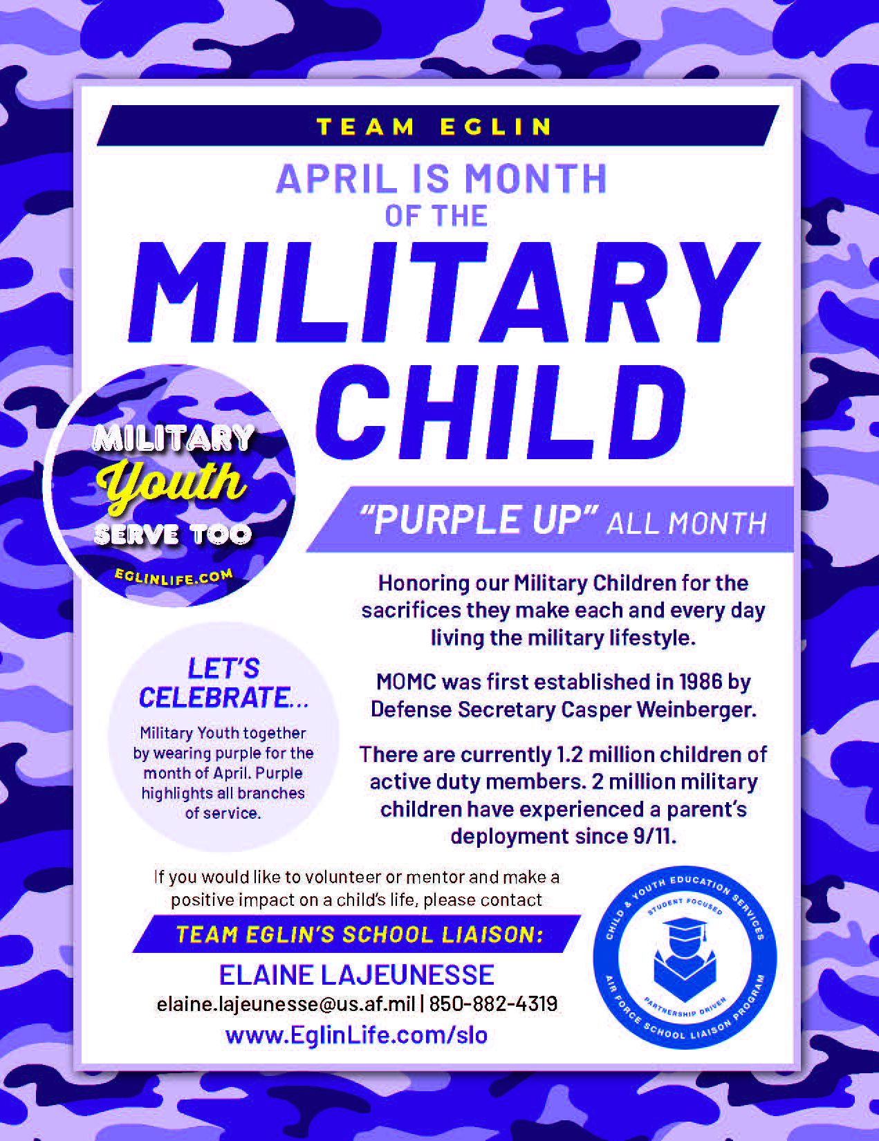 Okaloosa Schools on Twitter: "April is the Month of the Military Child ...