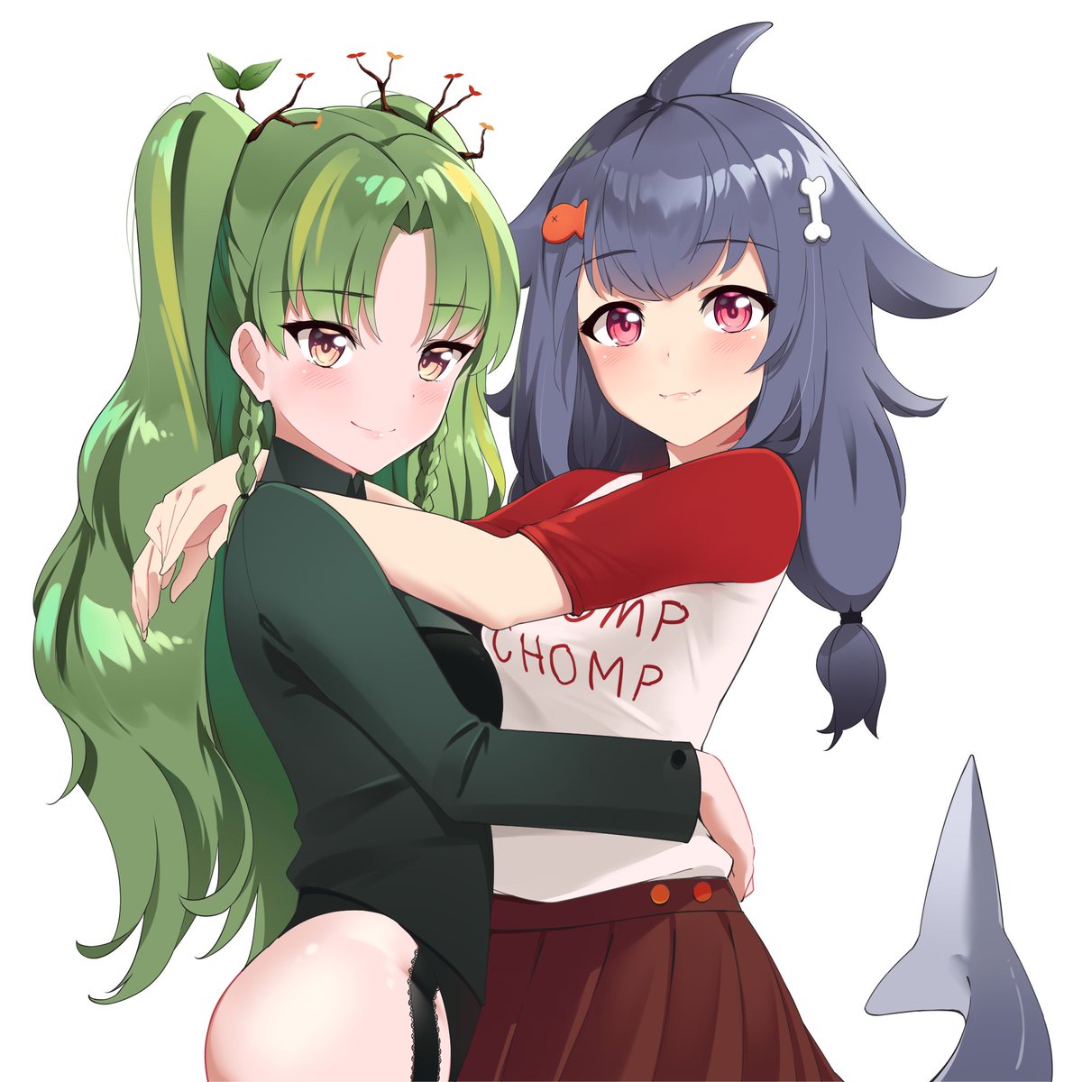 「repost time because my wifey is having a」|🦴🦈 mako sameshima !のイラスト