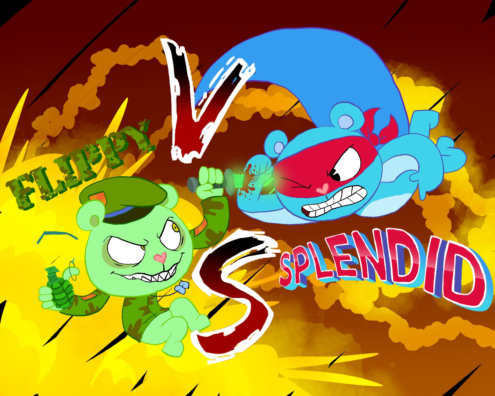 Happy Tree Friends Flippy X Splendid
