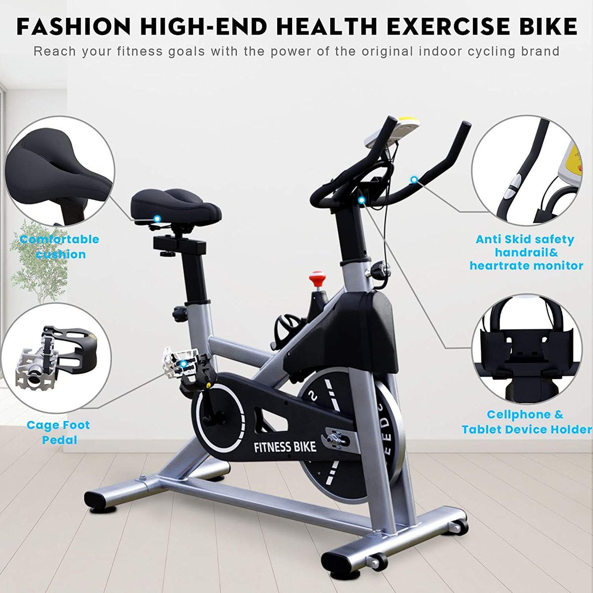 ad: $219 (39% off) Indoor Exercise Cycling Bike with LCD Monitor : r ...