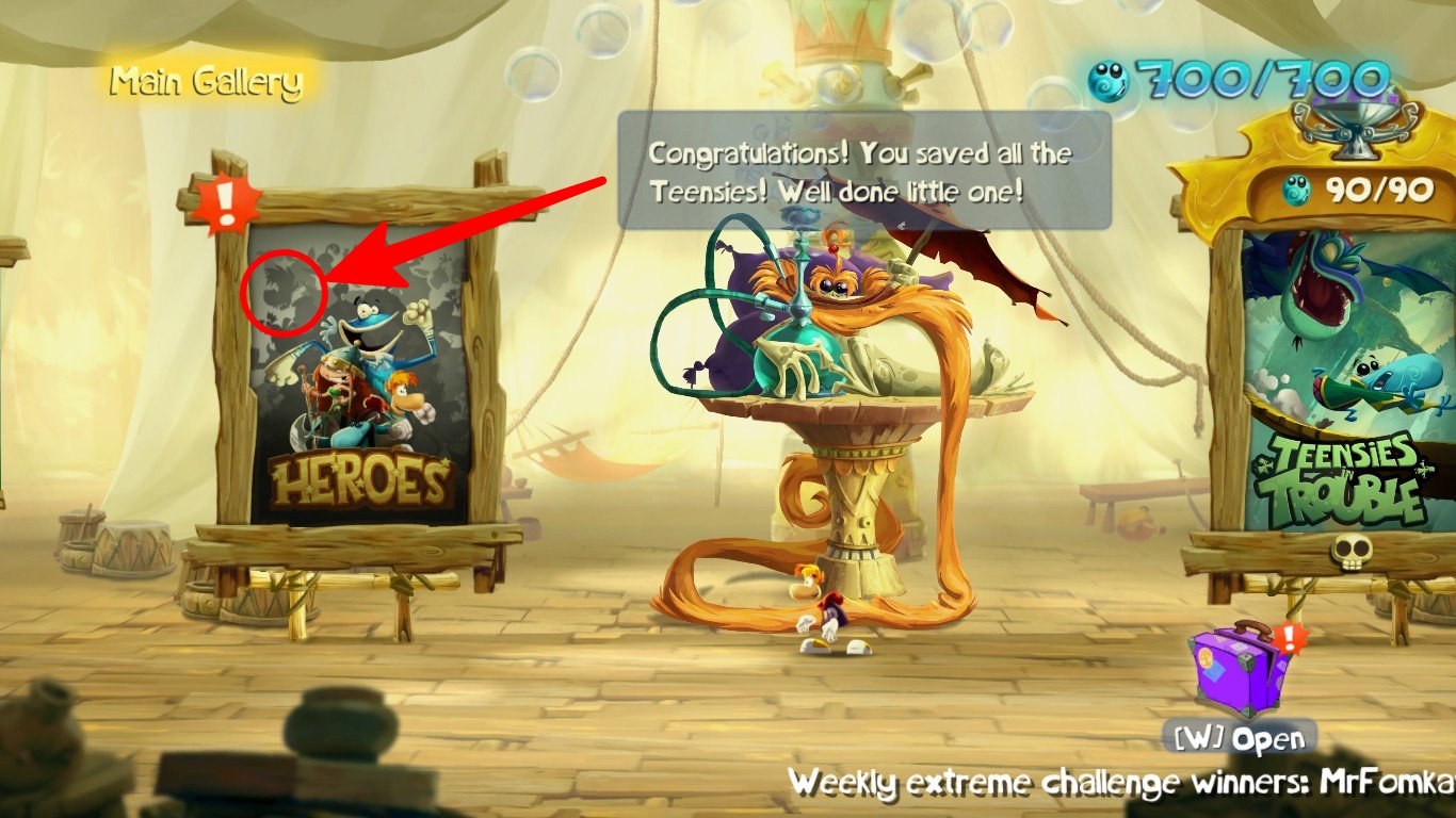 Rayman Legends Character Skins