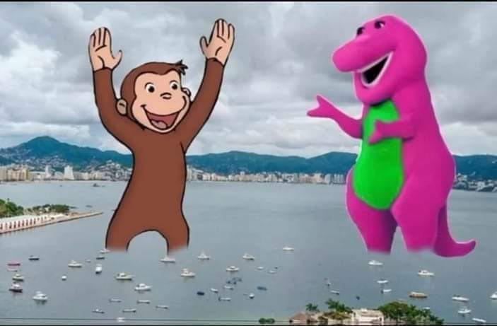 Godzilla Barney