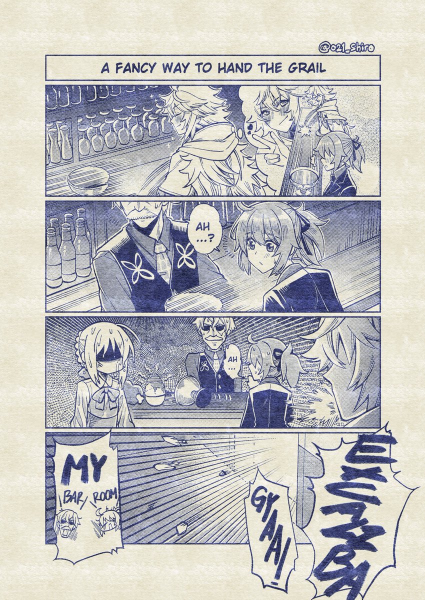 「a Fancy Way to Hand Grail Need to draw 」|Shiro021の漫画