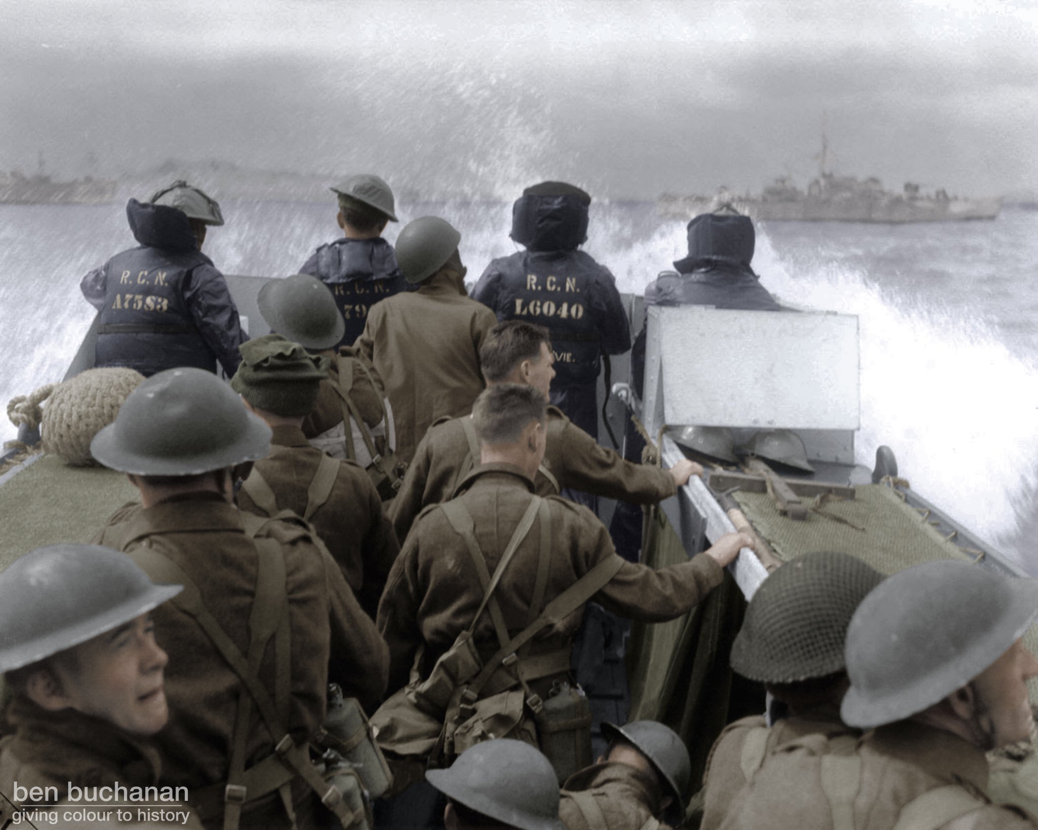 Canadian Soldiers Ww2 Colour