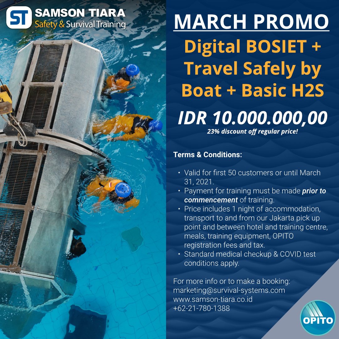 BOSIET (Basic Offshore Safety Induction And Emergency, 47% OFF