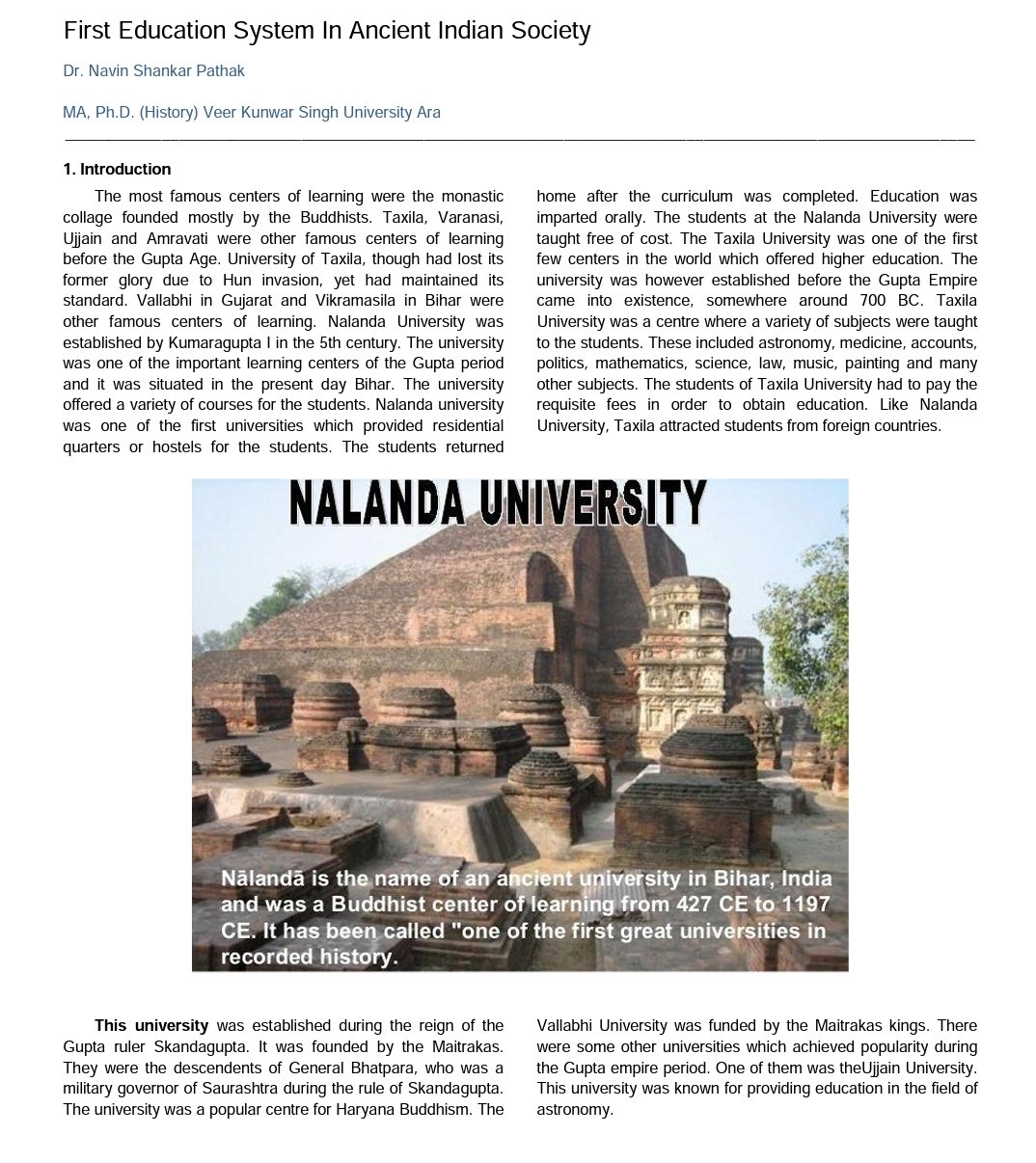 Early Indian Astronomy Gupta