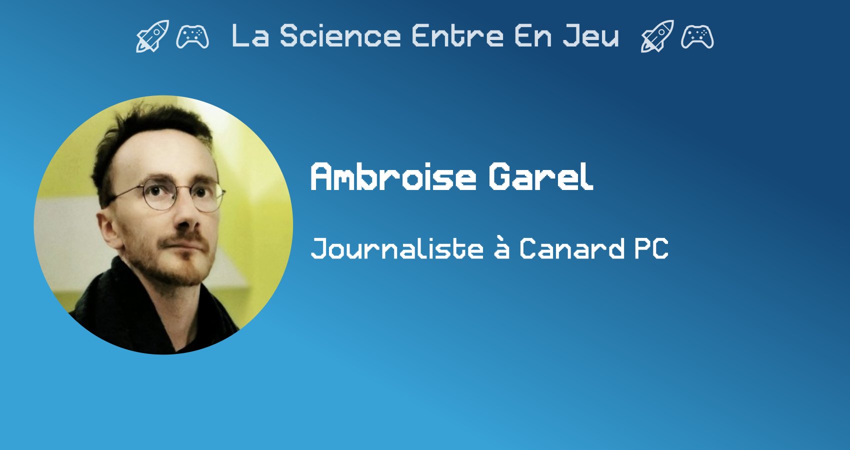 Lyon Game Dev on Twitter: "Ambroise Garel (Louis-Ferdinand Sébum de son nom de plume) est ...