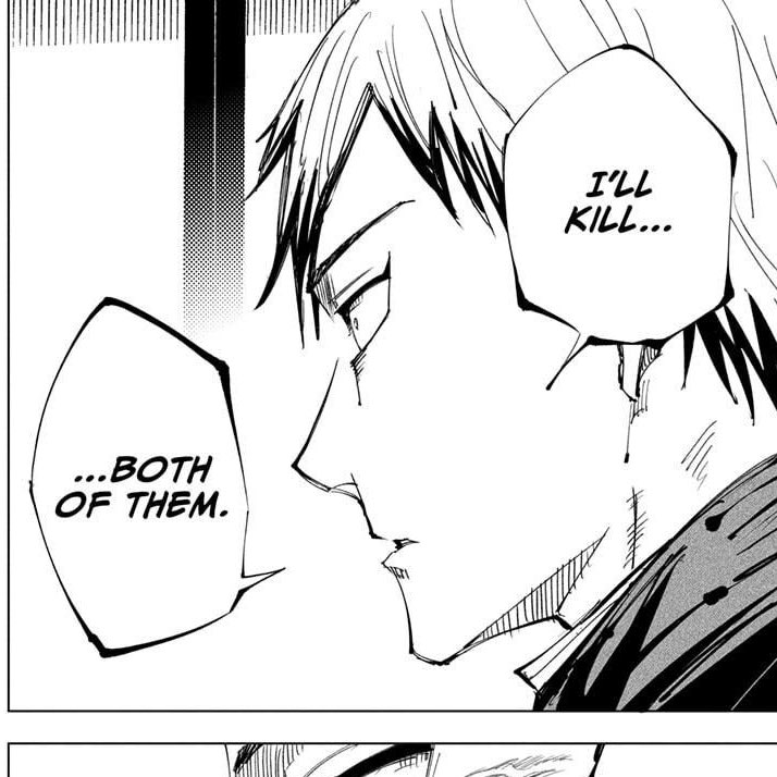 「it took five chapters for naoya to end up on the floor like 」JUJUTSU ...