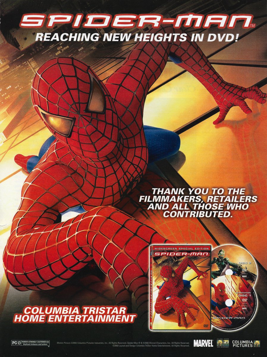 Spider Man Dvd 2002