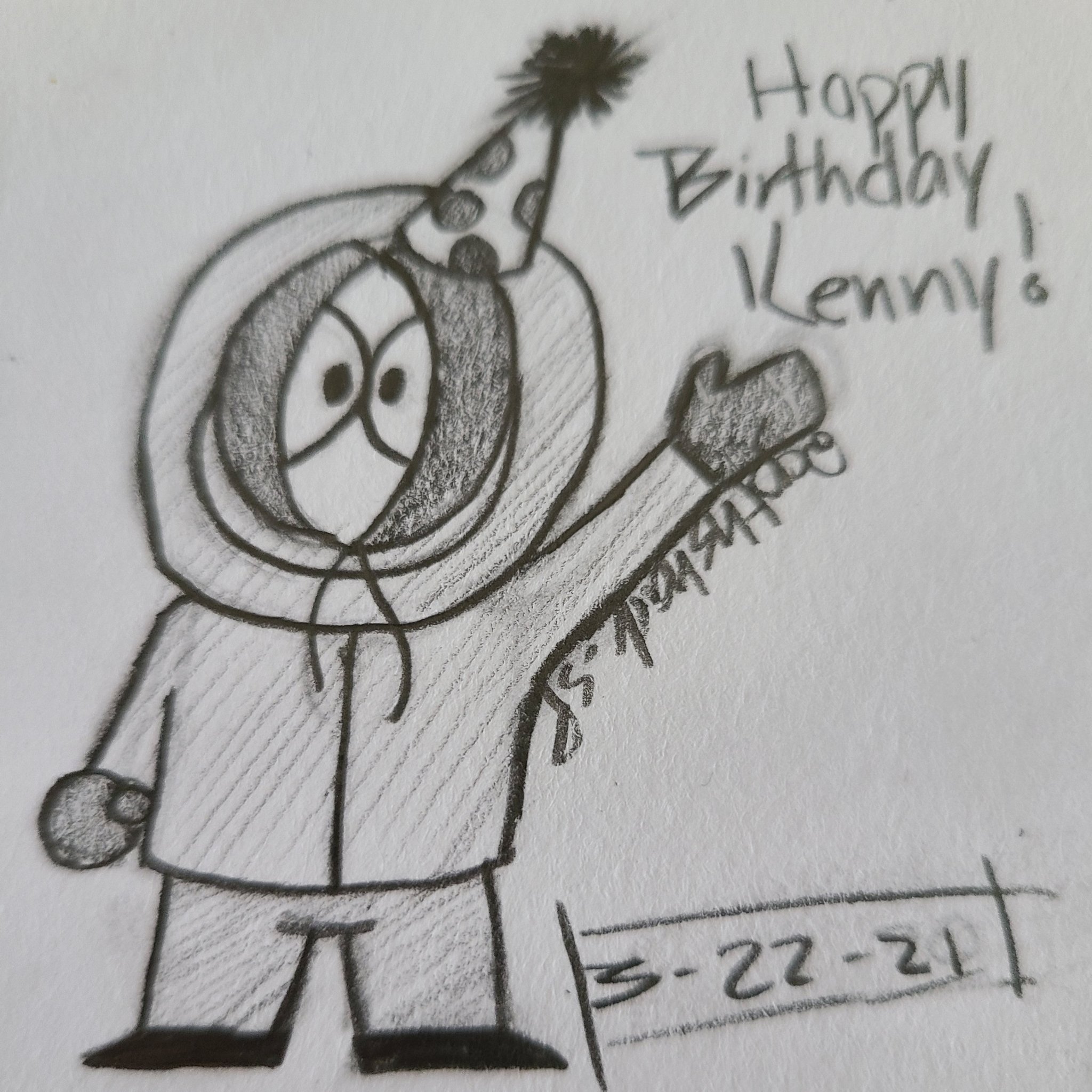 South Park Happy Birthday Kenny